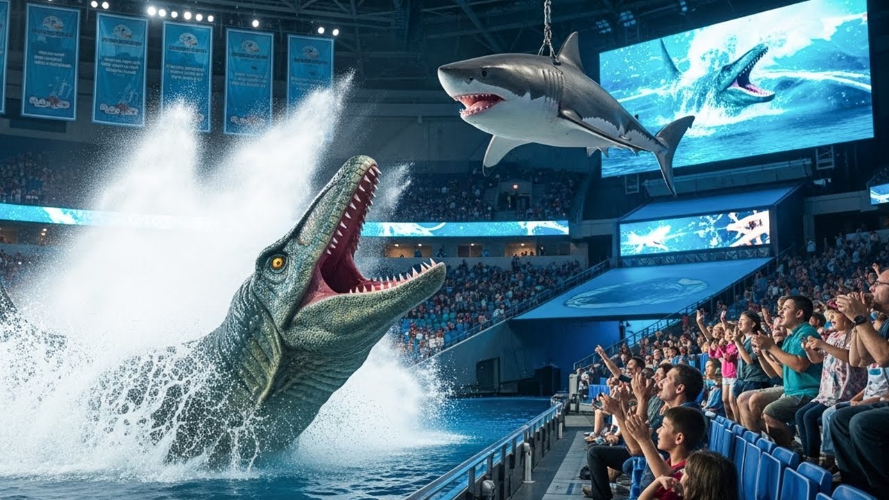 Mosasaurus Jumps Out of Water! | Jurassic Ocean Zone Adventure with ...