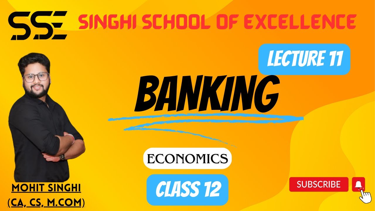 BANKING || CLASS 12 || #cbse #class12 #economics #banking #sse #youtube ...