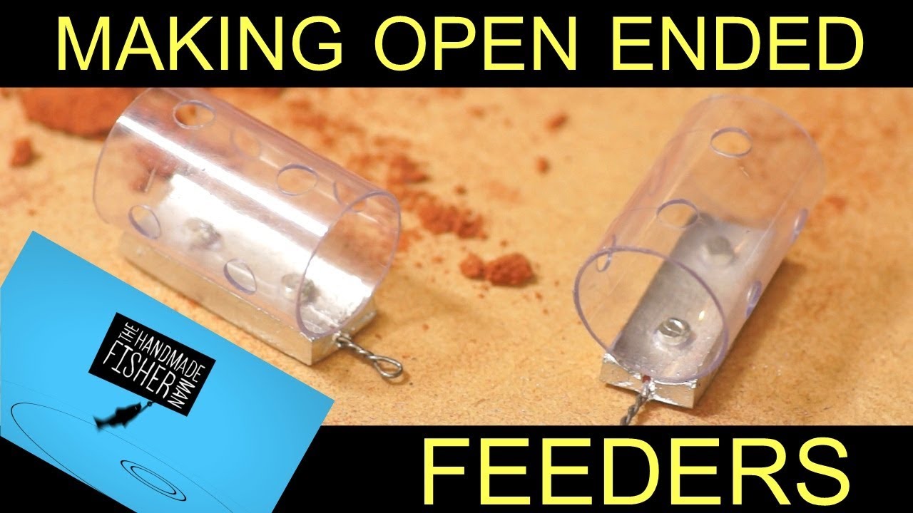 Making open ended fishing feeders using sand casting - YouTube