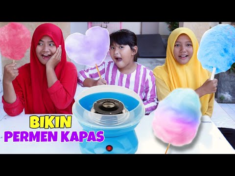 PERMEN KAPAS | BIKIN PERMEN KAPAS COTTONCANDY | CHIKAKU CHANNEL