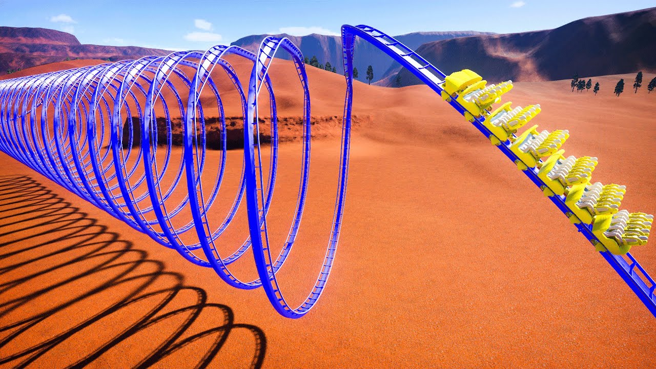 Desert Loops Roller Coaster – Planet Coaster - YouTube