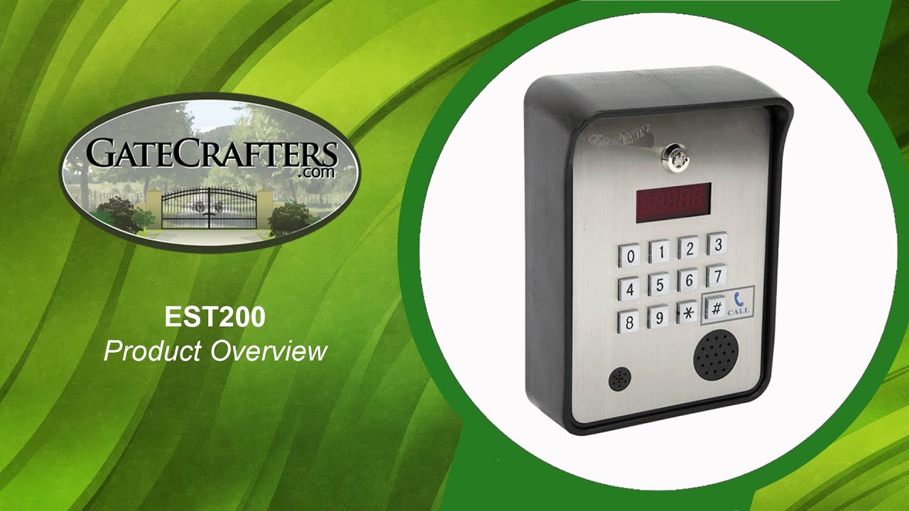 How To Use Estate Swing EST-200 GSM Intercom - YouTube