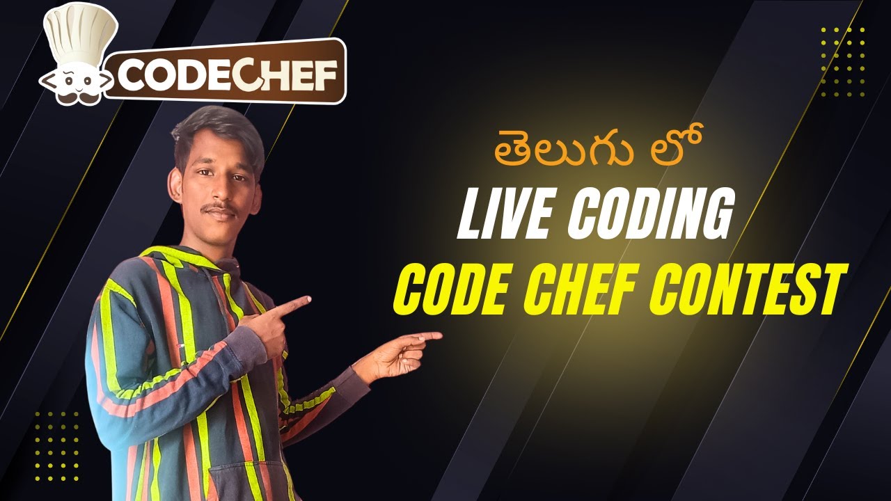 CodeChef Contest Live | Competitive Programming Journey 🚀| Telugu - YouTube