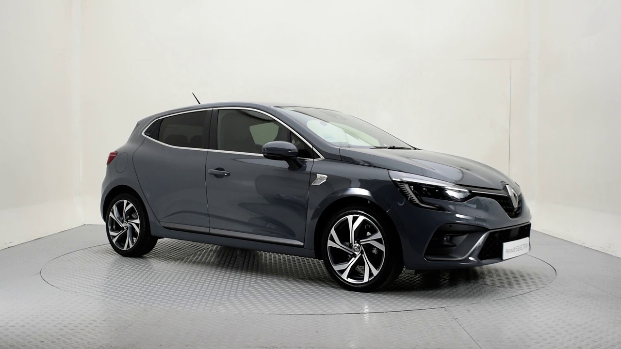 Renault Clio RS Line MY19 Urban Grey - YouTube