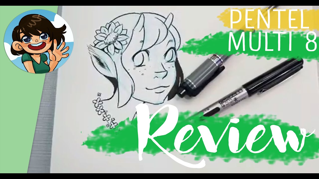 Pentel Multi 8- Artist Reviews Pencils - YouTube