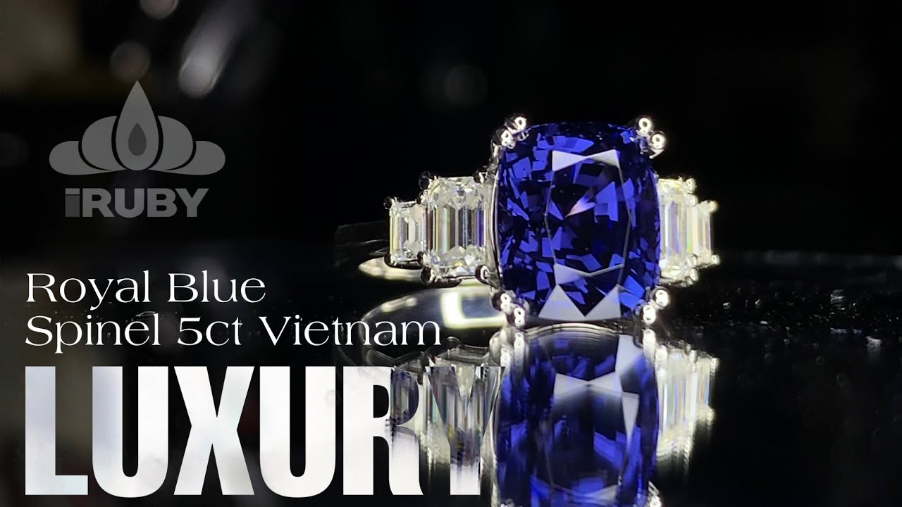 Royal Blue Spinel Vietnam 5ct Luxury - Dr.T.H Hai - Ha Noi - IRUBY ...