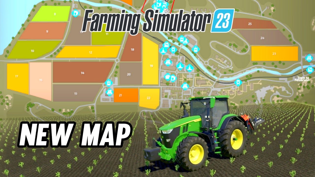 FS23 New Map - Erlengrat Map in FS23 Il FS23 New Map Trailer ll FS23 ...