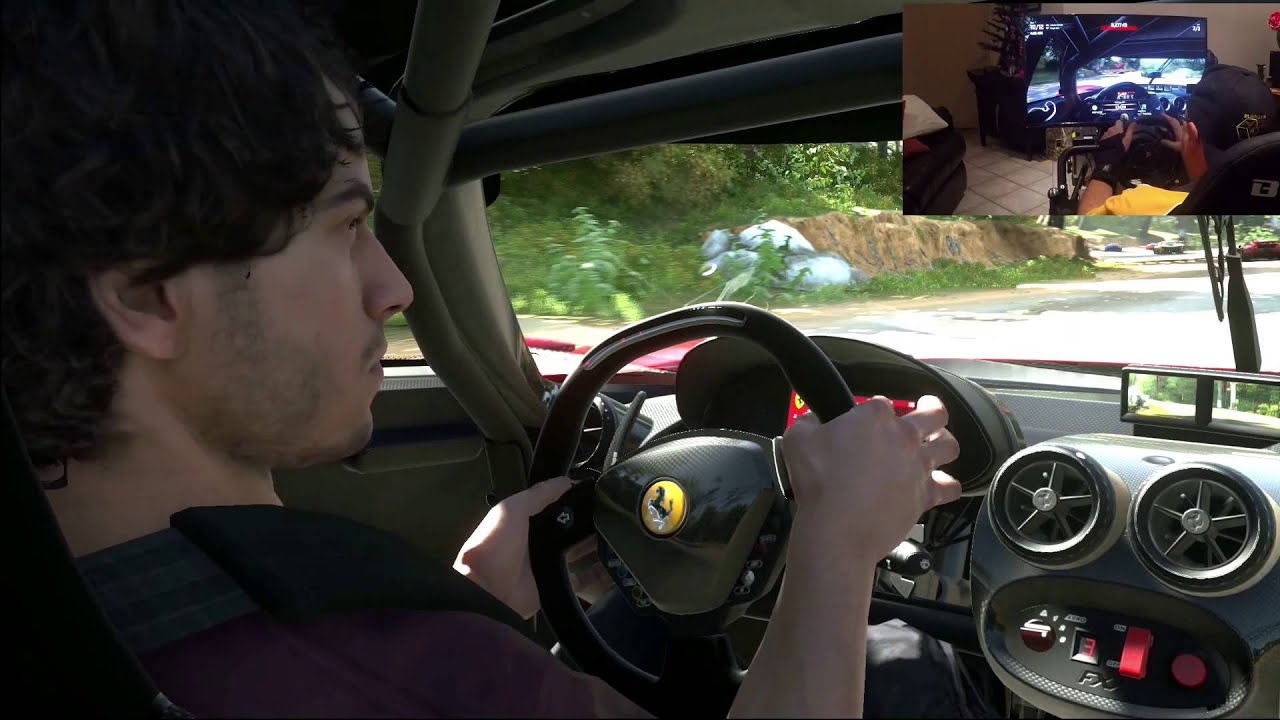 DRIVECLUB Ferrari Racing Sim Rig Test Go Pro Video Capture and Race ...