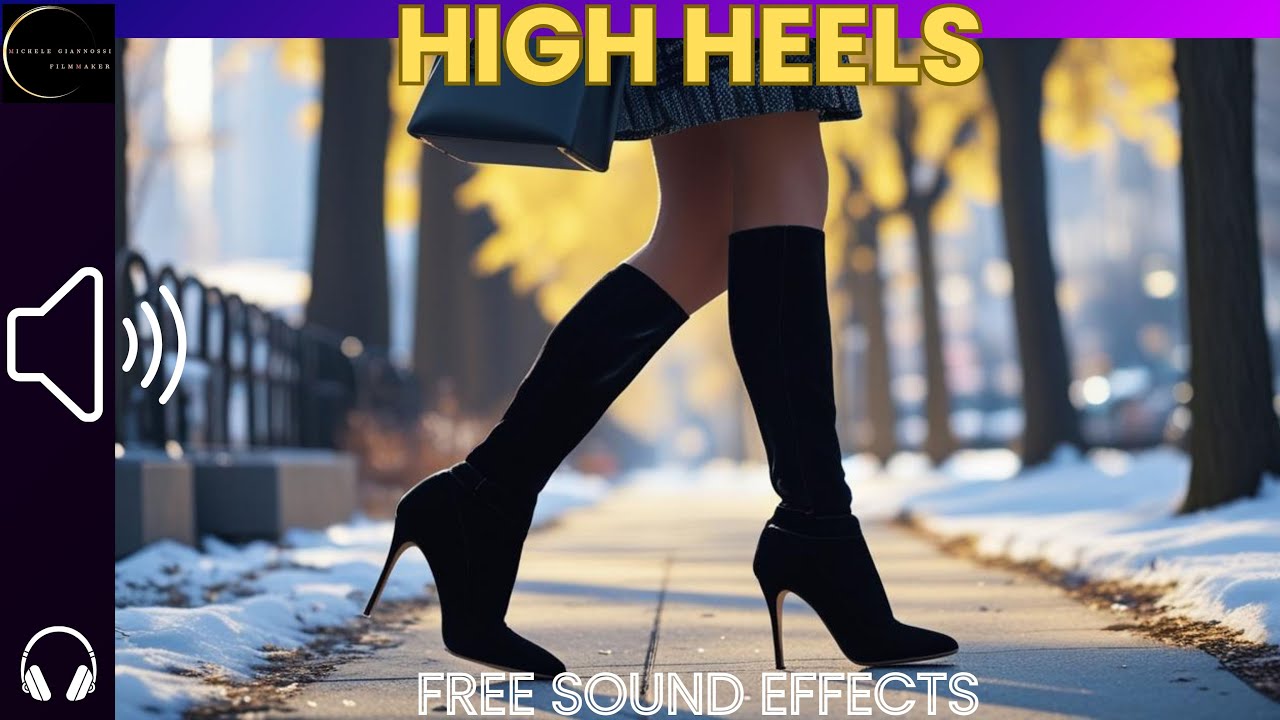 HIGH HEELS SOUND EFFECT FOOTSTEPS - 3 SOUNDS #highheels #footsteps # ...