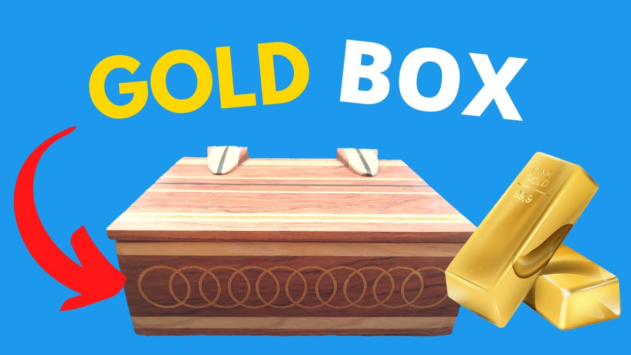 Brass & Gold Inlay Box - YouTube