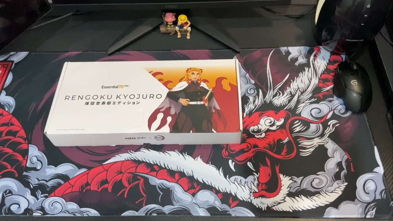 Review Keyboard Mechanical Magnetic Switch Press Play x Demon Slayer ...