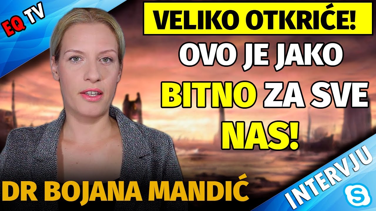 Dr Bojana Mandić - Doktorka objavila VELIKO OTKRIĆE! - Ovo je JAKO ...