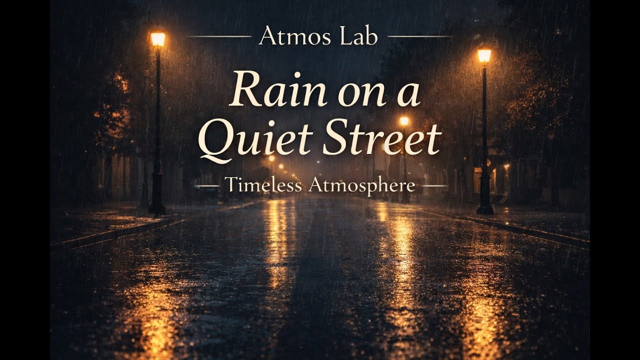 Rain on a Quiet Street at Night | Deep Relaxing Rain Sounds (5 Hours ...