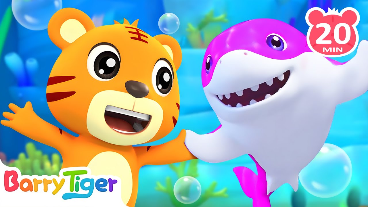 Baby Shark Song & Baby Tigers! Let's Dance | Kids Songs & Nursery ...