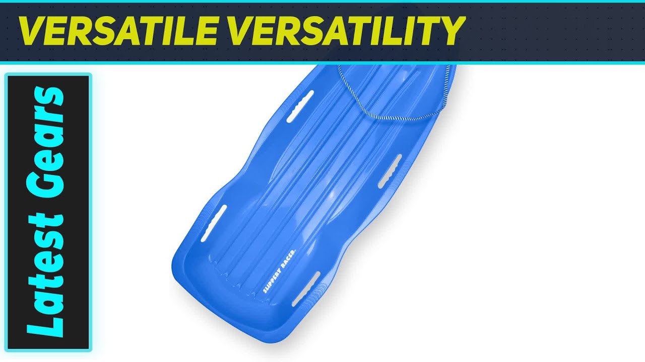 Slippery Racer Xtreme Toboggan: FASTEST Sled EVER?! - YouTube