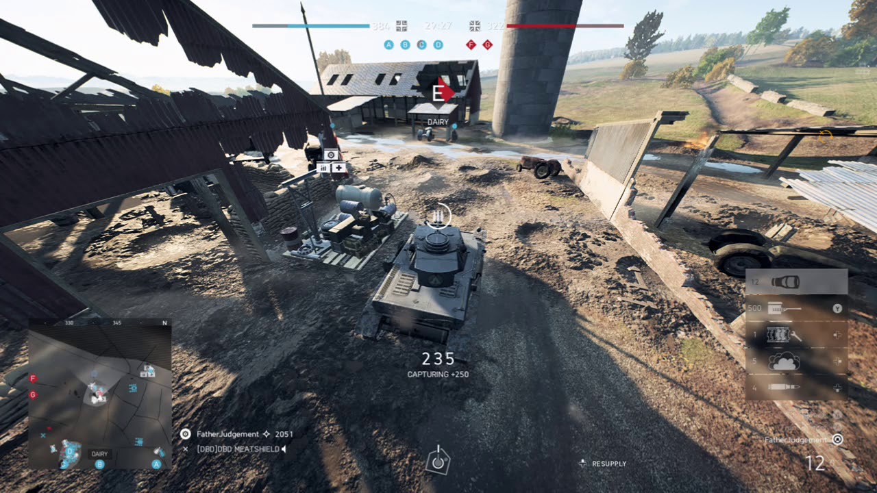 Battlefield™ V Hunting German armor with the Valentine MK V!!! - YouTube