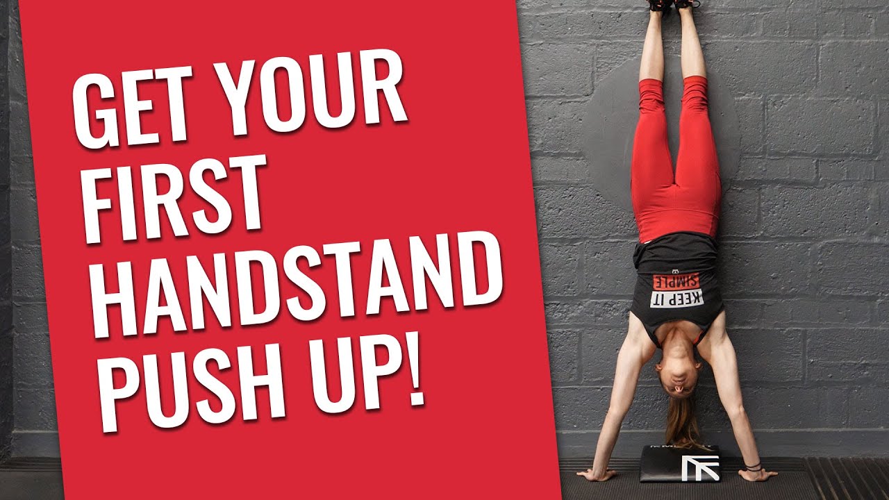 Beginner Drills for Handstand Push Ups For CrossFit // Handstand Push ...
