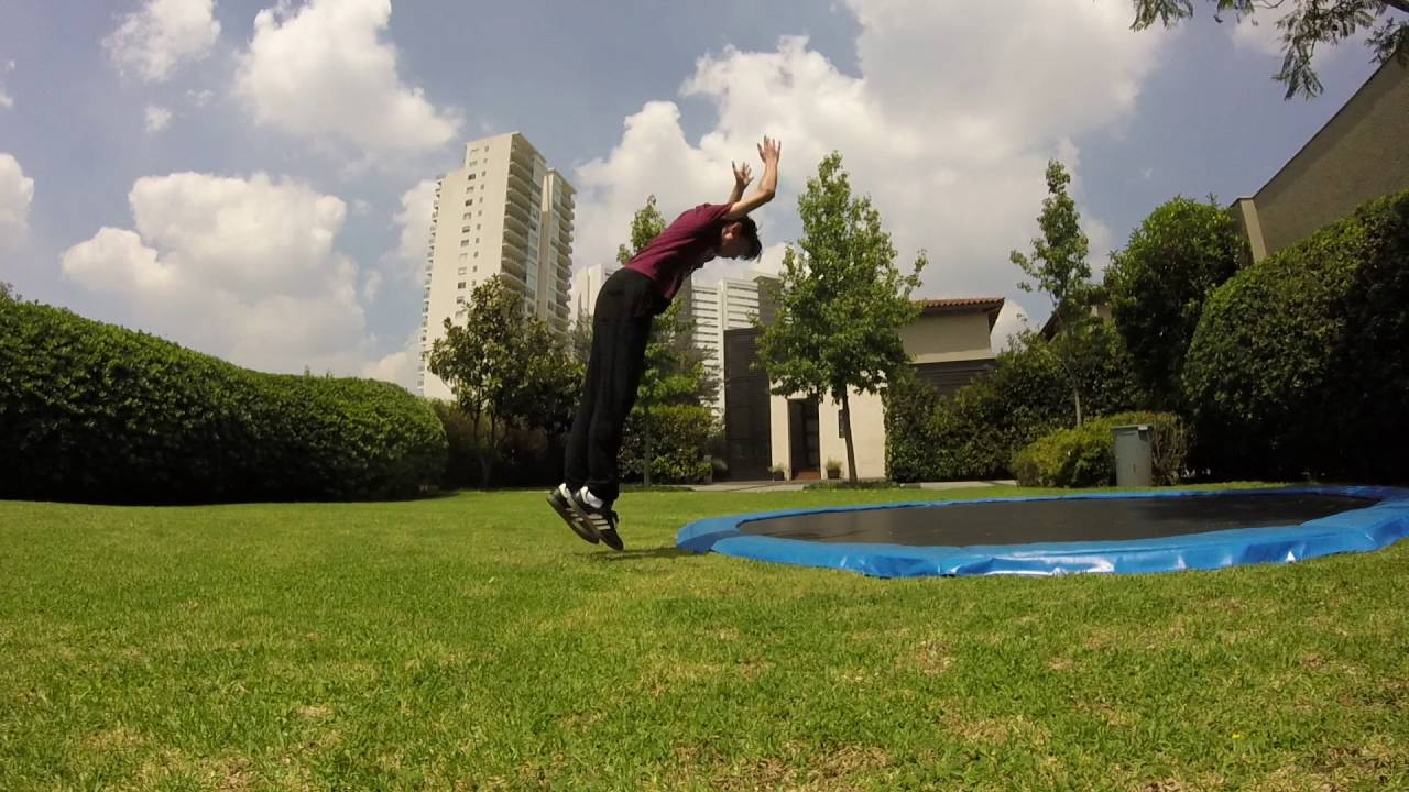 Front Flip progression - 1 Day - YouTube