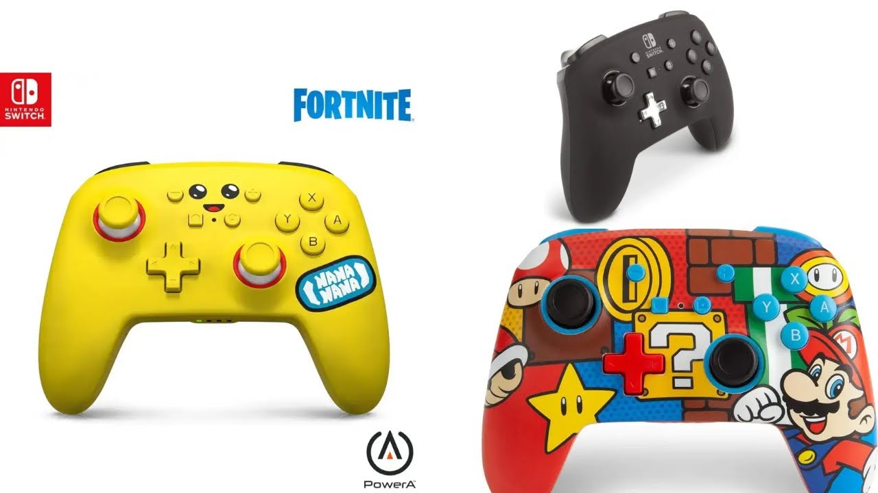Mario Pop, Rechargeable Switch Pro Controller | PowerA Enhanced ...