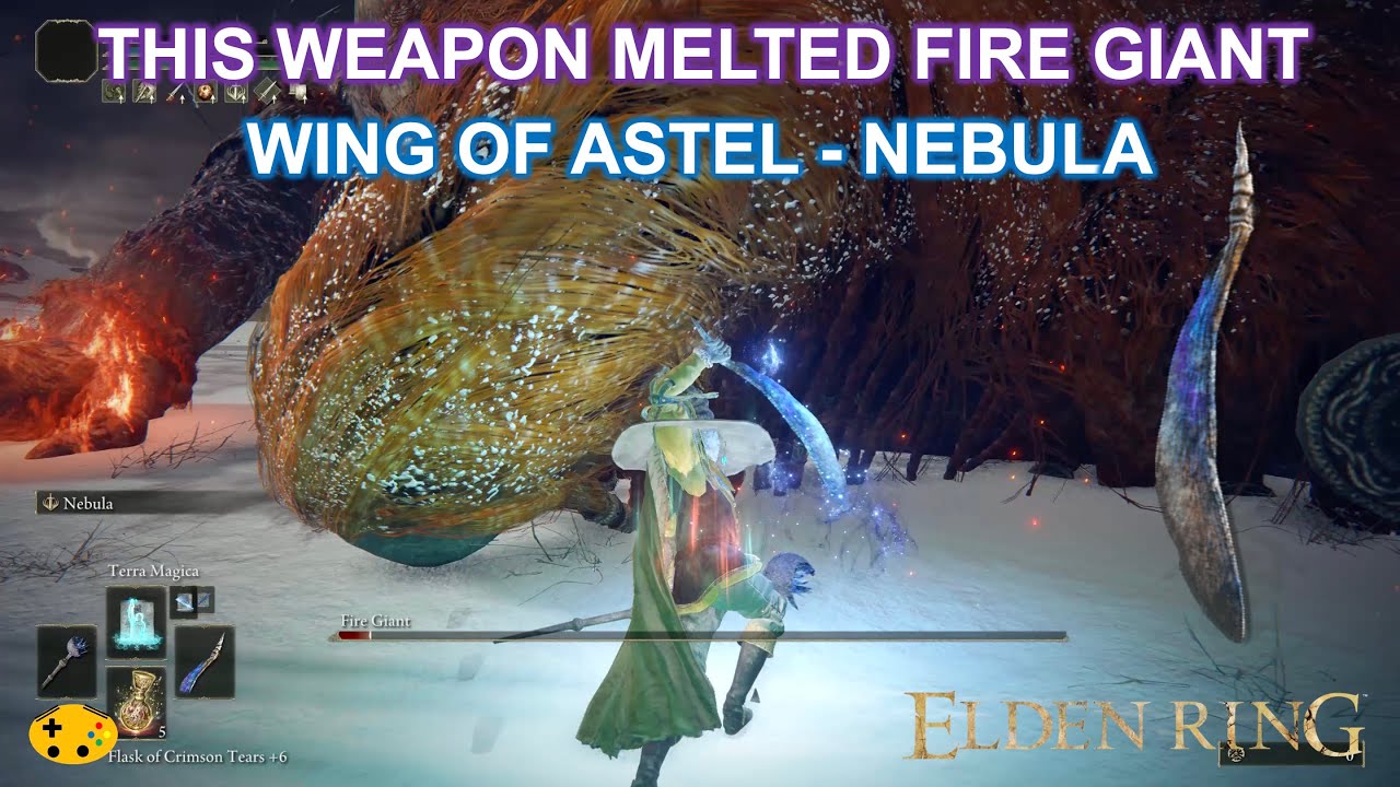 Elden Ring S-Tier Mage Build | Wing Of Astel Nebula Melted Fire Giant ...