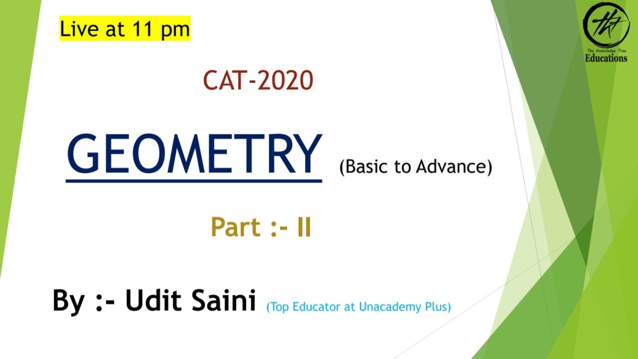 Geometry for CAT-2020 (Part -II) - YouTube