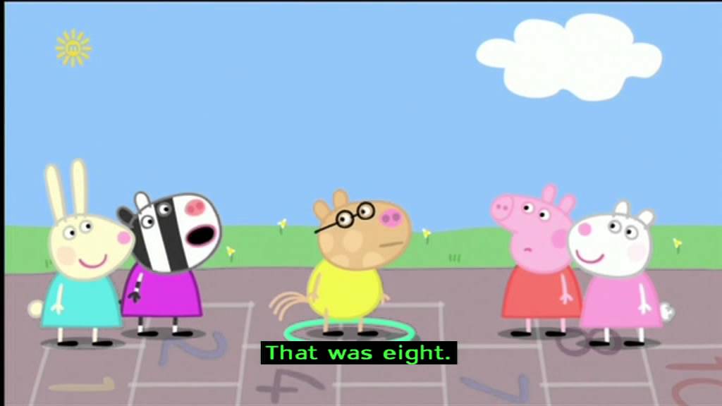Peppa Pig (Series 3) - Numbers (with subtitles) - YouTube