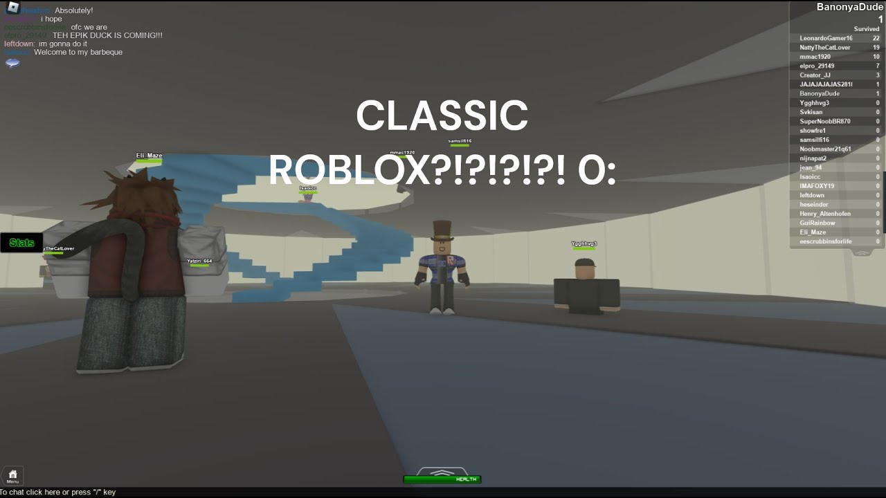 Playing Classic Roblox! (Basically) - YouTube