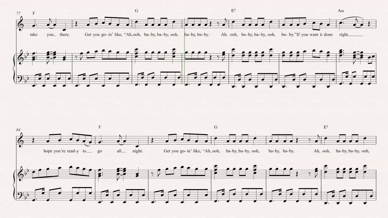 Trumpet - Scream - Usher - Sheet Music, Chords, & Vocals - YouTube