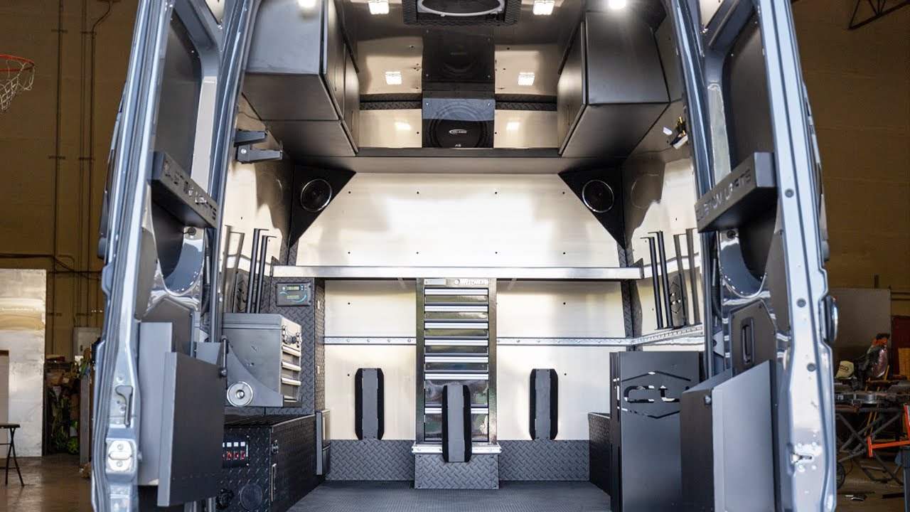 Sprinter 170 Moto van Build - YouTube