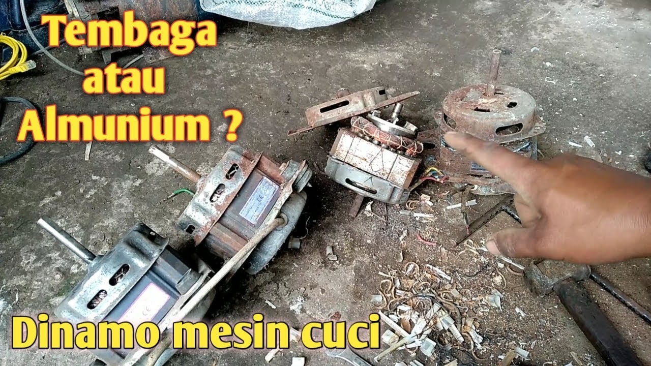 DINAMO TEMBAGA VS DINAMO ALUMUNIUM. Nilai Rosok Dinamo Mesin cuci ...