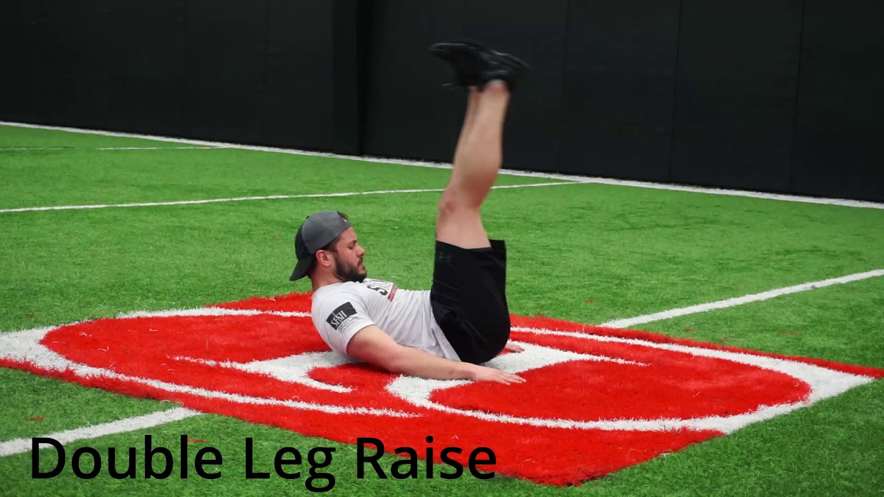 Double Leg Raise - YouTube