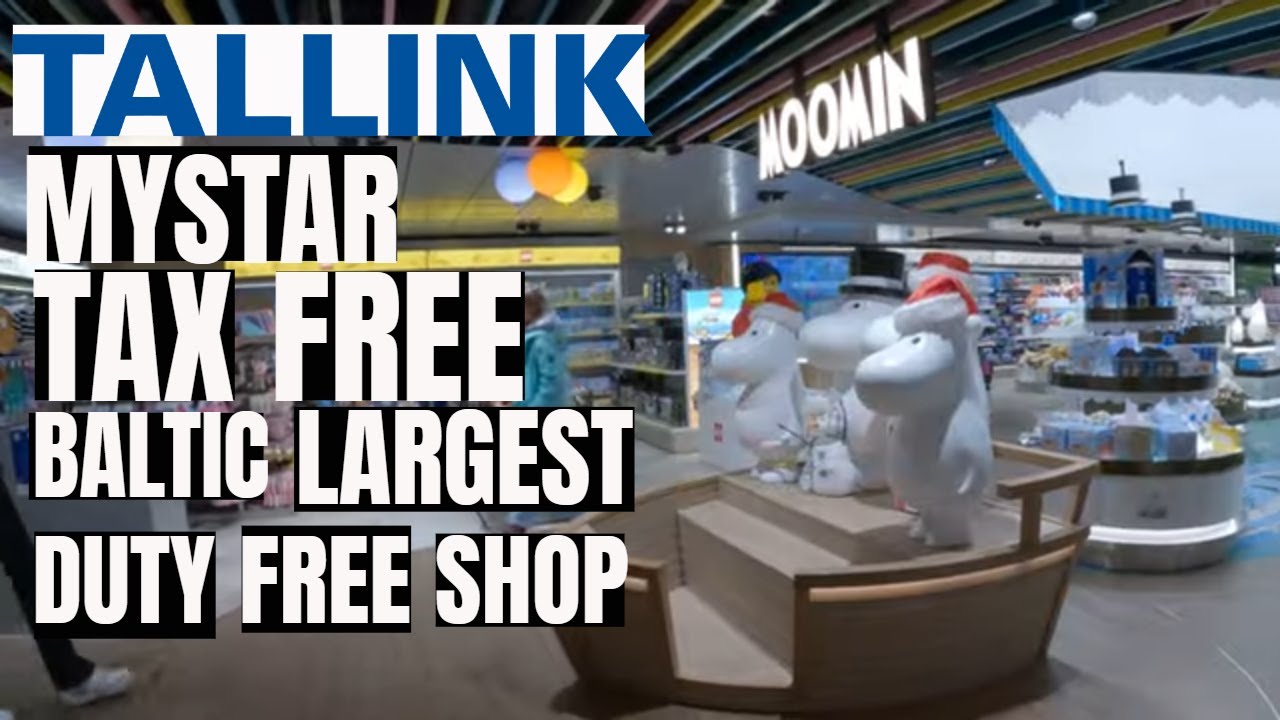 Tallink MyStar Baltic sea largest SHOP Tax free Duty shop ferry cruise ...
