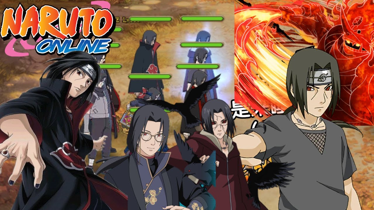 Naruto Online - All Version of Itachi Uchiha Gameplay - YouTube