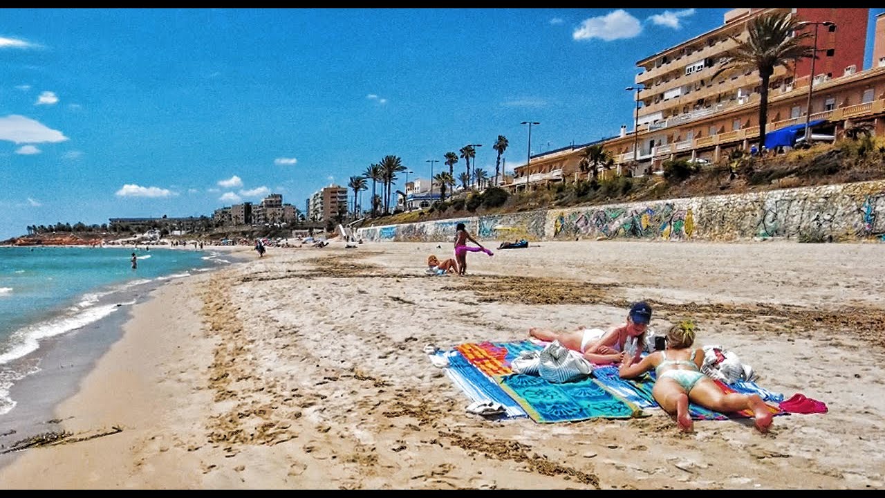 Summer Spain Beach Walk In June | Paseo por la playa de España de ...