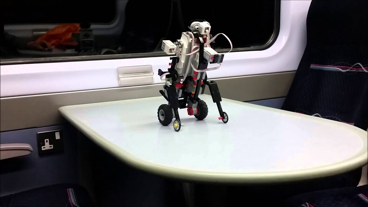 Robot on a train - YouTube