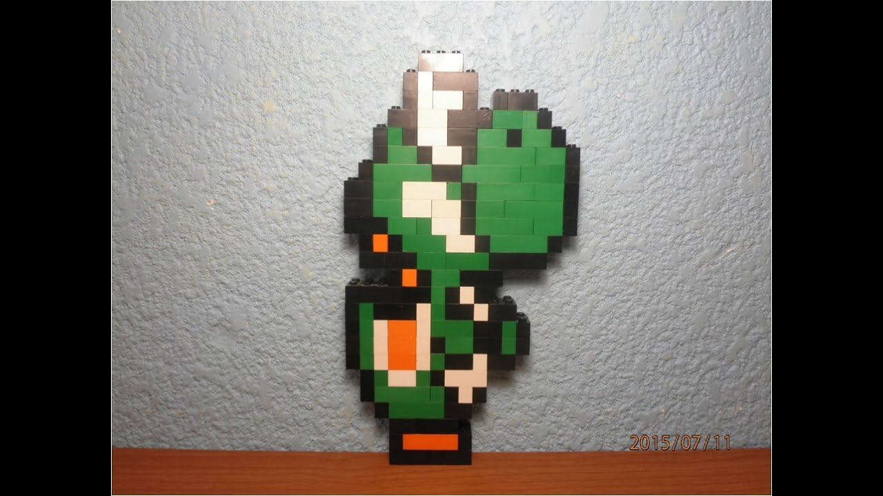How To Build A Yoshi Of Mario Bros In Lego/Como Construir Un Yoshi De ...
