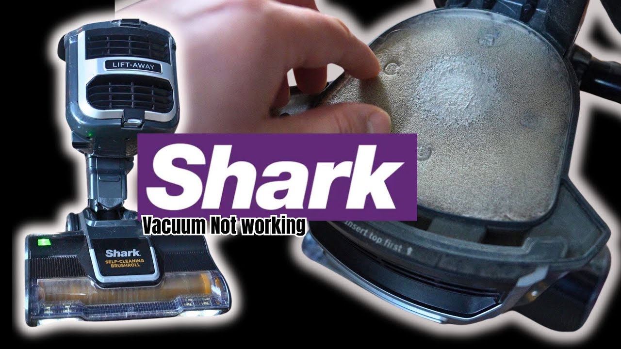 Shark Vacuum Loss of suction not working, how to fix - YouTube