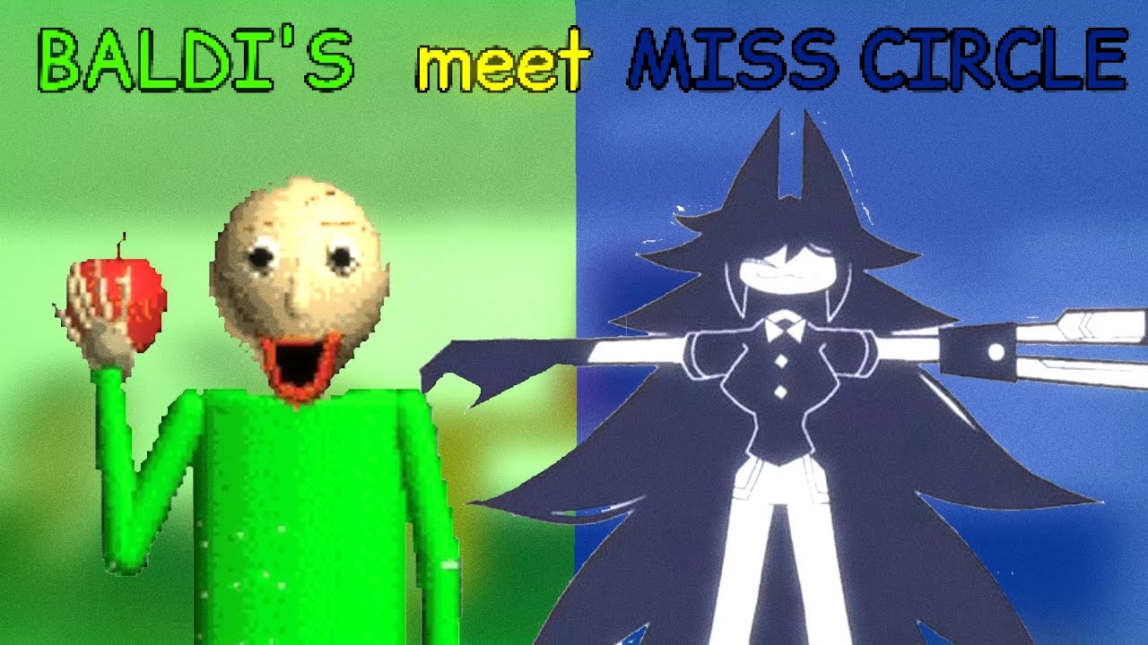 [Baldi's Basics Animation S2] Baldi's meet Miss circle - YouTube