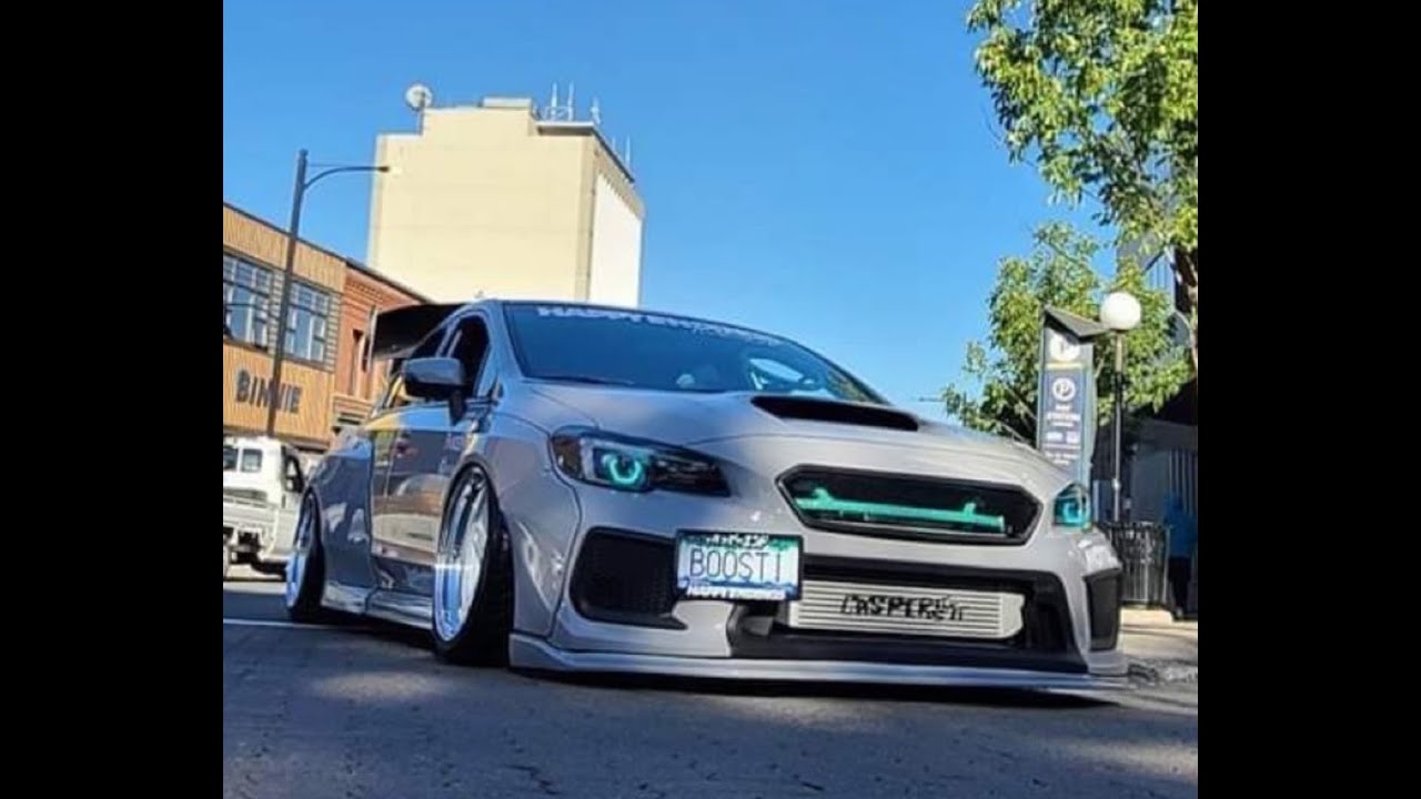 WRX STI Front Brace V2 Stle Fits FMIC NBR Motorsport - YouTube