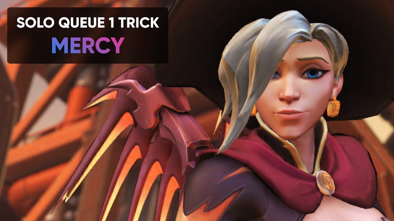 SoloQ 1 trick Mercy account | Overwatch - YouTube