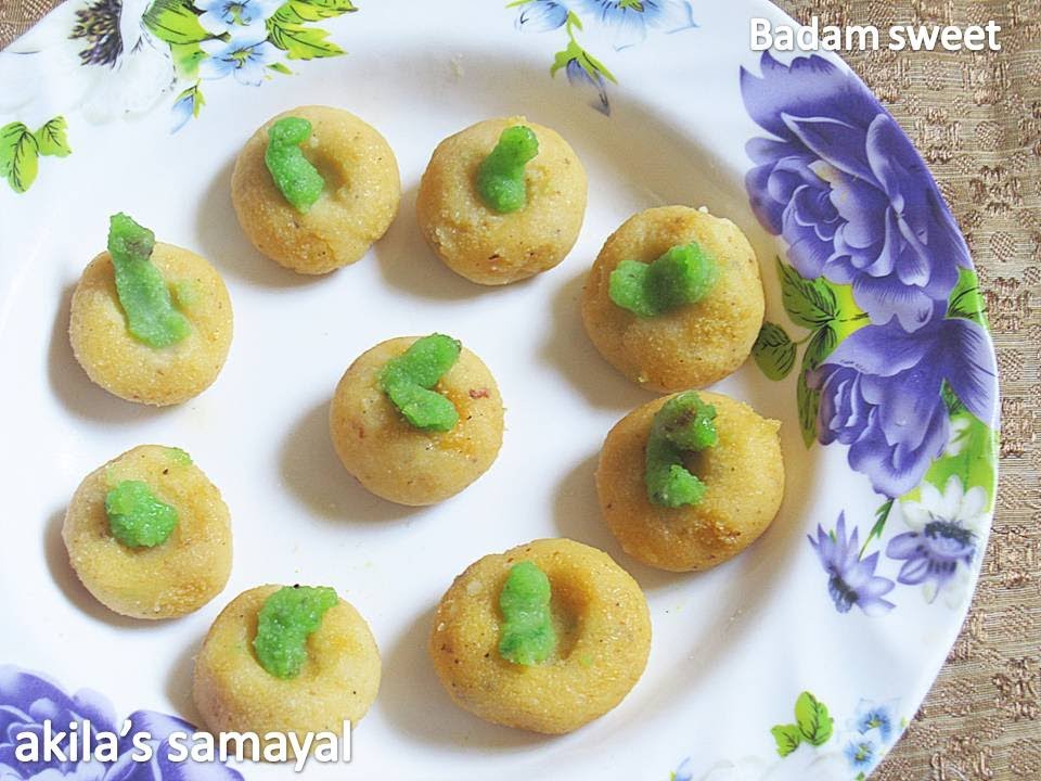 Recipe - Almond Sweet Recipe With English Subtitles - YouTube