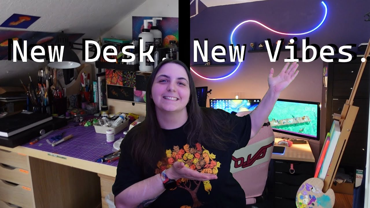 A roadtrip to france fixed my messy desk - I renovated my crafting ...