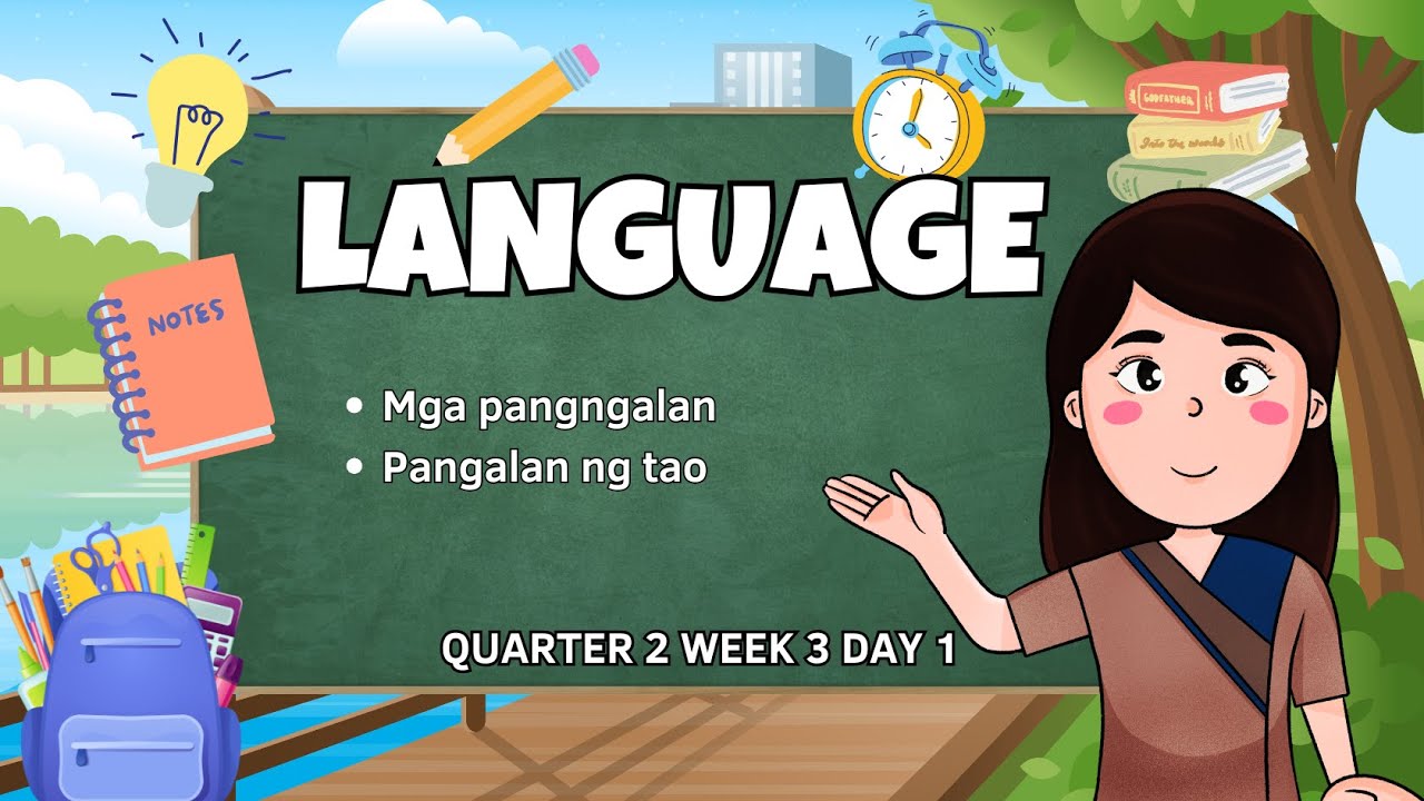 Grade-1 Quarter 2 LANGUAGE WEEK 3 DAY 1 - YouTube