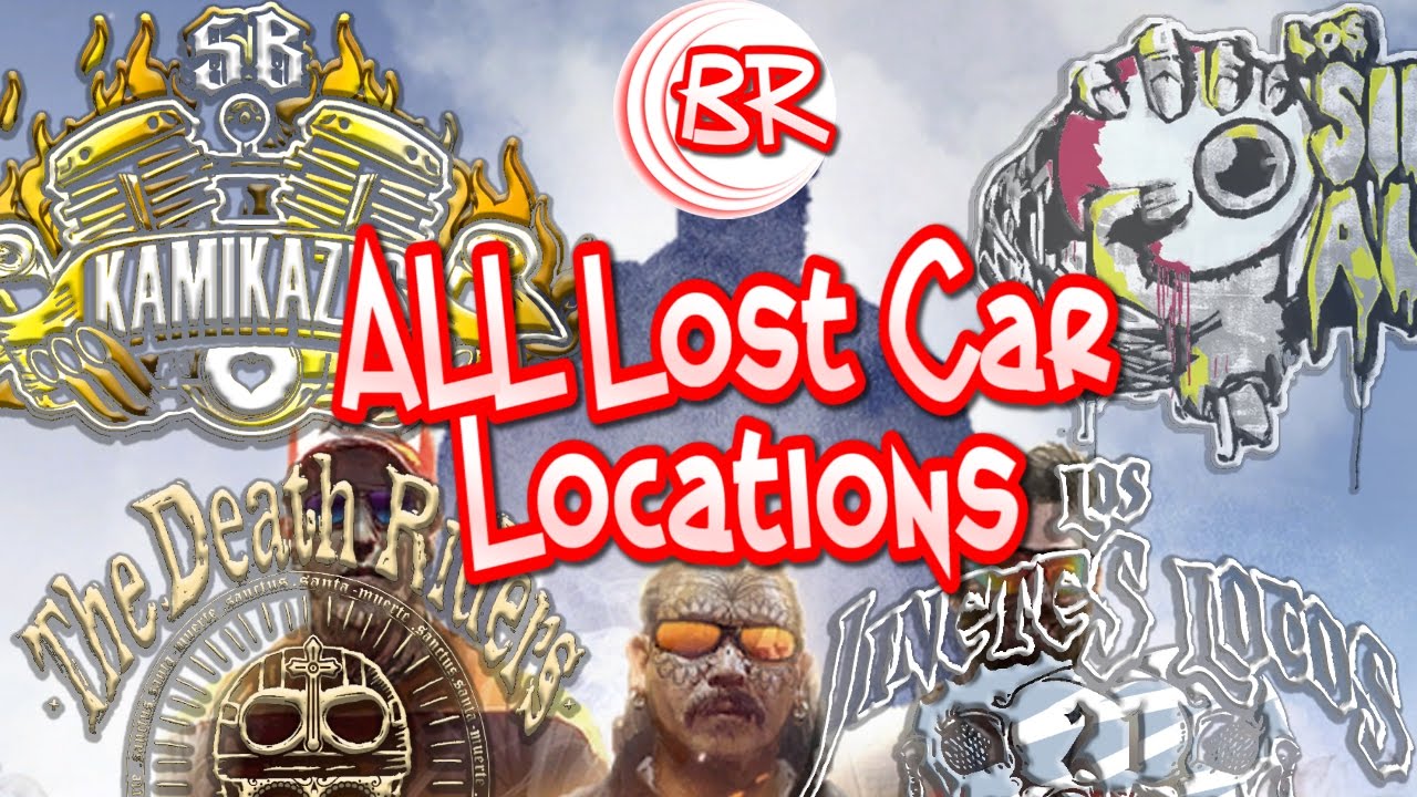 All 10 Lost Car Locations - Ghost Recon: Wildlands Narco Road - YouTube