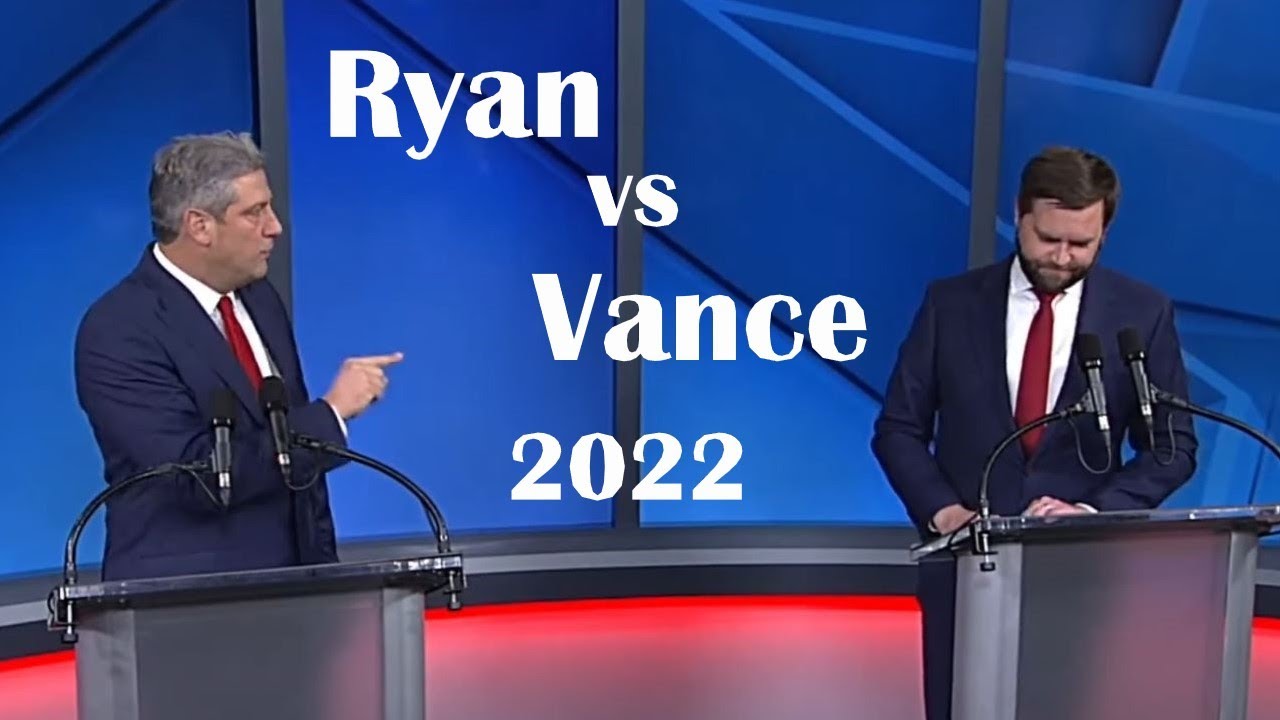 Tim Ryan vs JD Vance - OH Senate Debate 2022 - YouTube