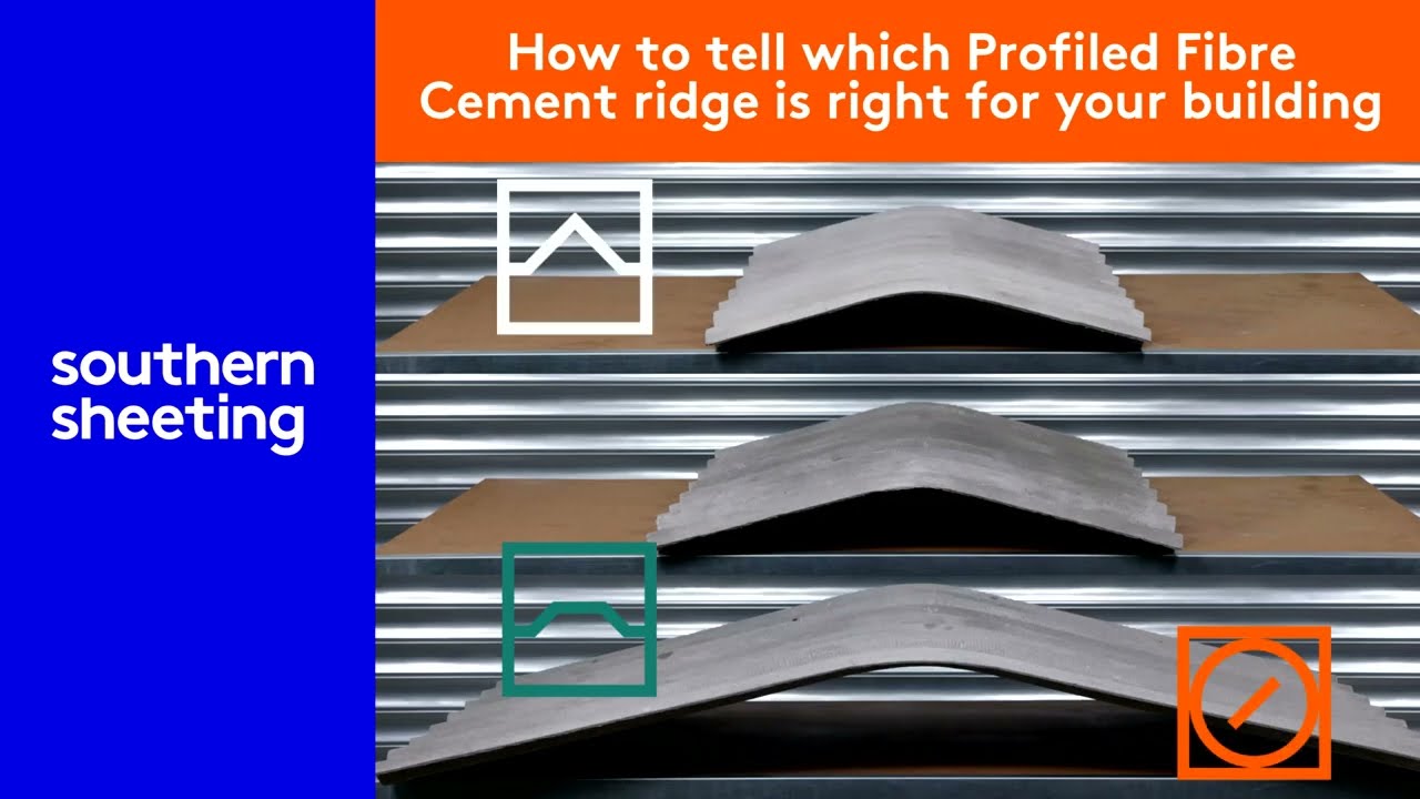 How to tell which Profiled Fibre Cement Ridge is right for you - YouTube