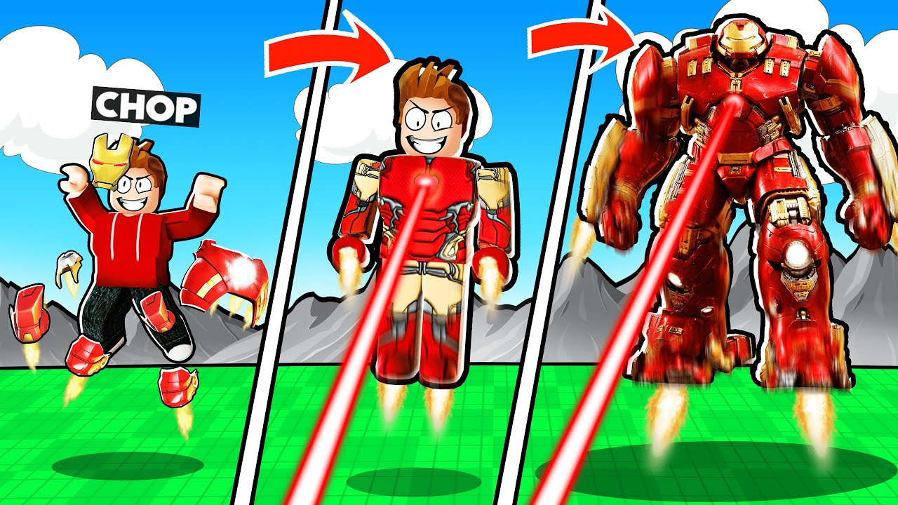 ROBLOX CHOP PLAYS THE NEW IRON GAME AND REACHES MAX SPEED - YouTube