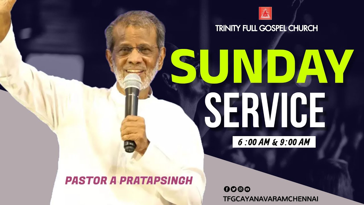 SUNDAY SERVICE LIVE -2 | 12 NOVEMBER 2023 | Pastor A Pratapsingh - TFGC ...