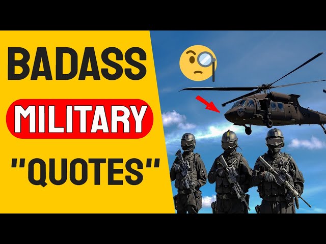 Badass Military Quotes