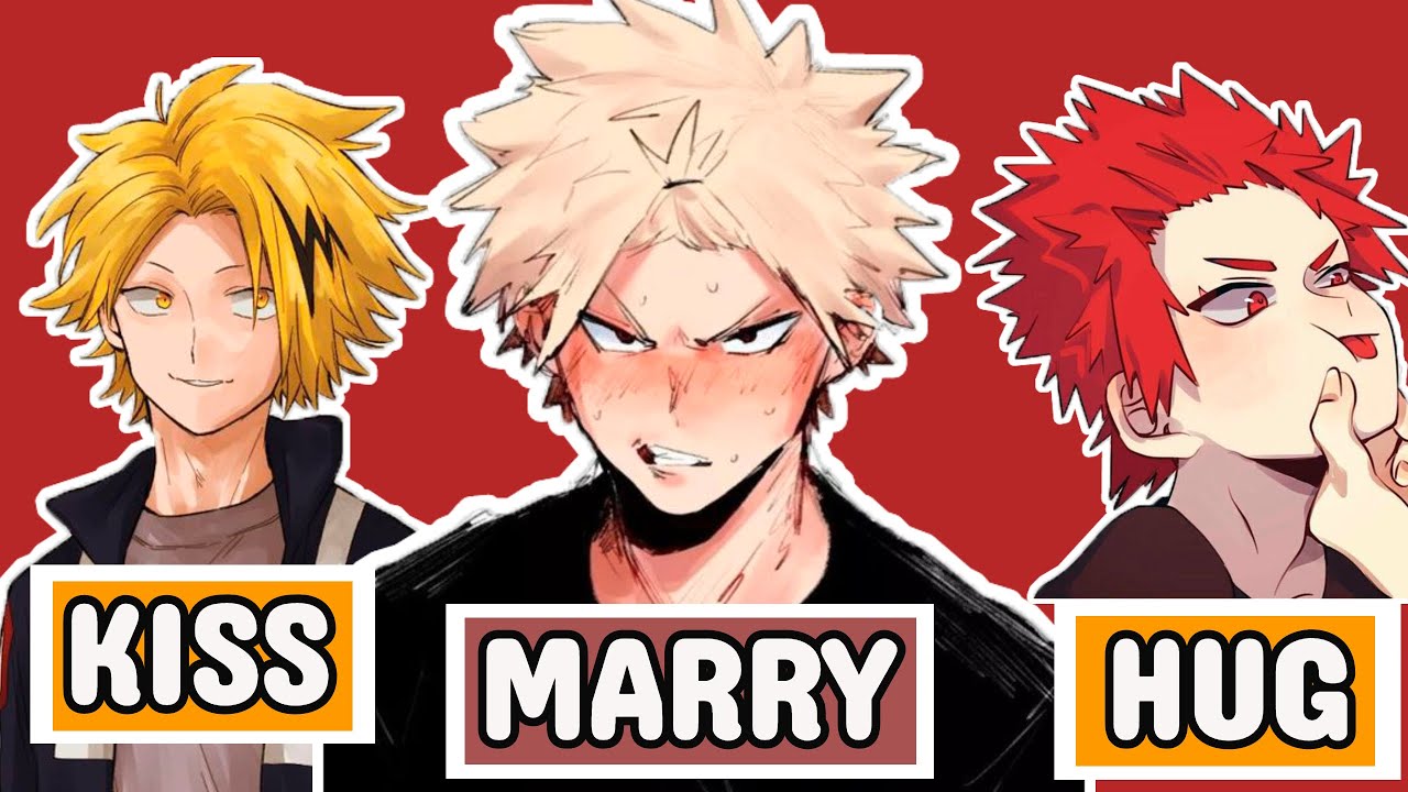 KISS MARRY HUG | My Hero Academiakill | mha | bnha - YouTube
